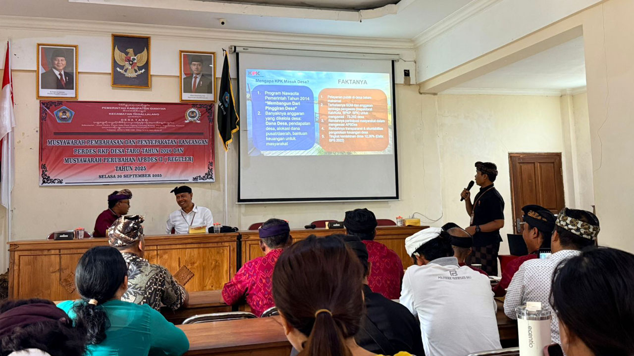 Situs Resmi Desa Taro Sosialisasi Pemahaman Nilai-Nilai Integritas dan ...